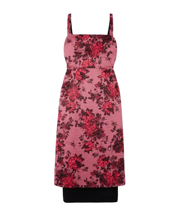 EMILIA WICKSTEAD Floral-print Faille Midi Dress