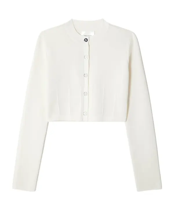 Galvan Solid Color Knitted Cardigan