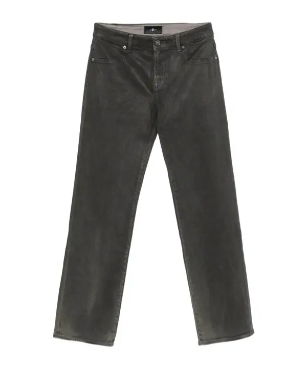 7 For All Mankind Calie Logo-patch Straight Jeans