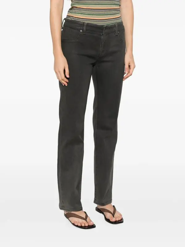 7 For All Mankind Calie Logo-patch Straight Jeans