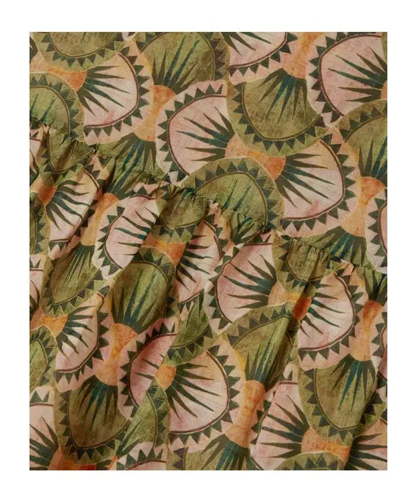 Saloni Isabel Printed Cotton Maxi Skirt