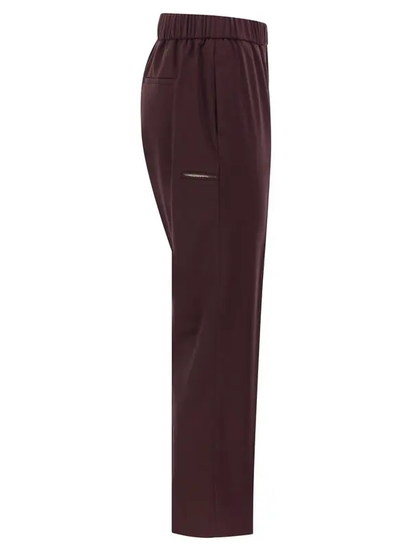 Peserico Casual Pants With An Elastic Waistband