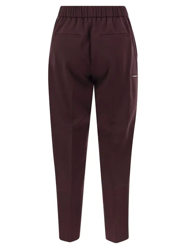 Peserico Casual Pants With An Elastic Waistband
