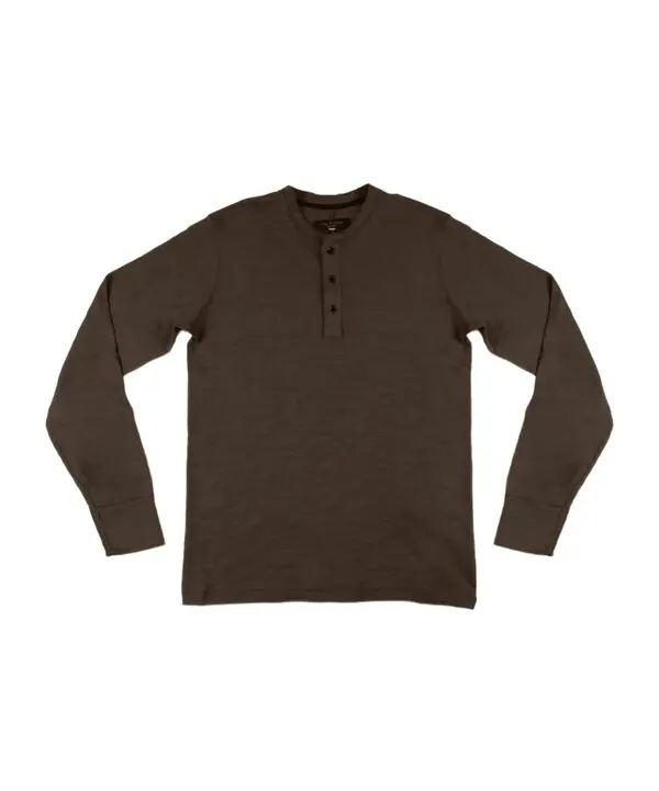Rag & Bone Long-sleeve Polo Shirt