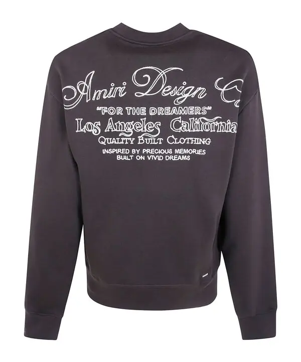 Amiri Vintage Script Print Sweatshirt - Brown