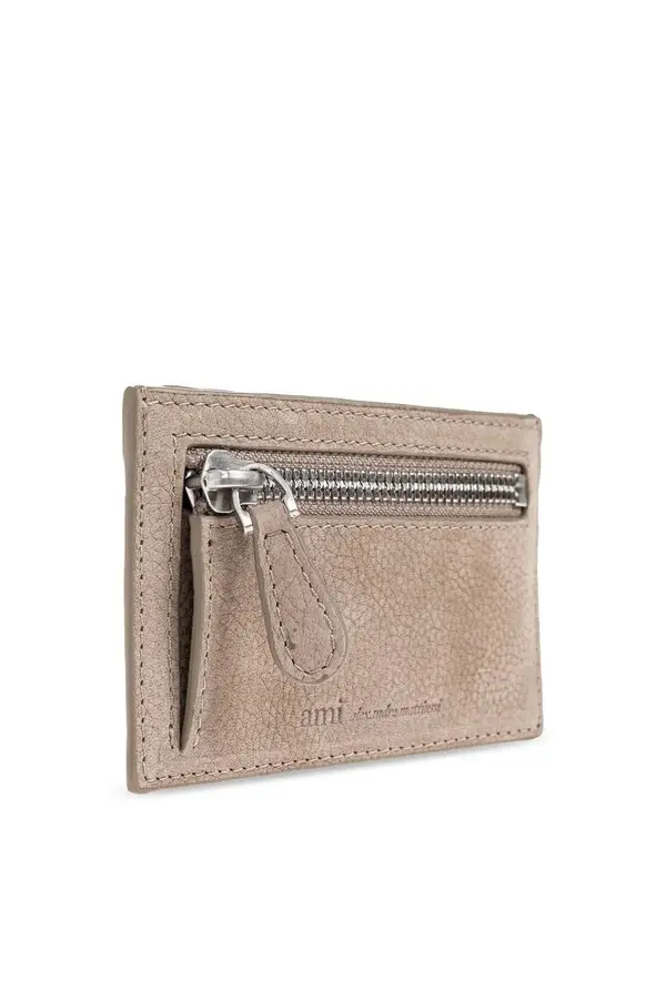 AMI Paris Zip Pocket Card Holder Wallet