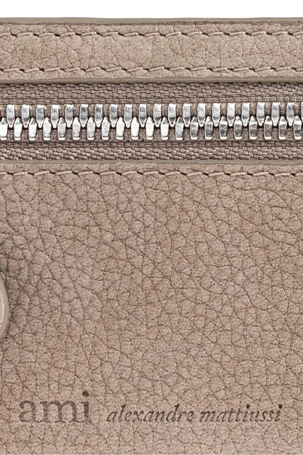 AMI Paris Zip Pocket Card Holder Wallet