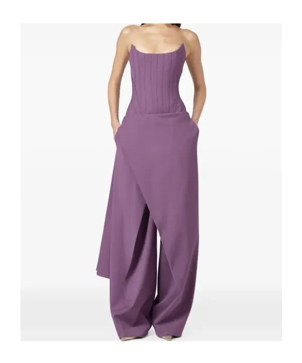 Giuseppe Di Morabito Wide-leg Casual Trousers - Purple