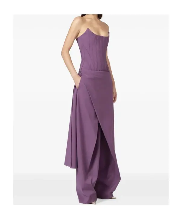 Giuseppe Di Morabito Wide-leg Casual Trousers - Purple
