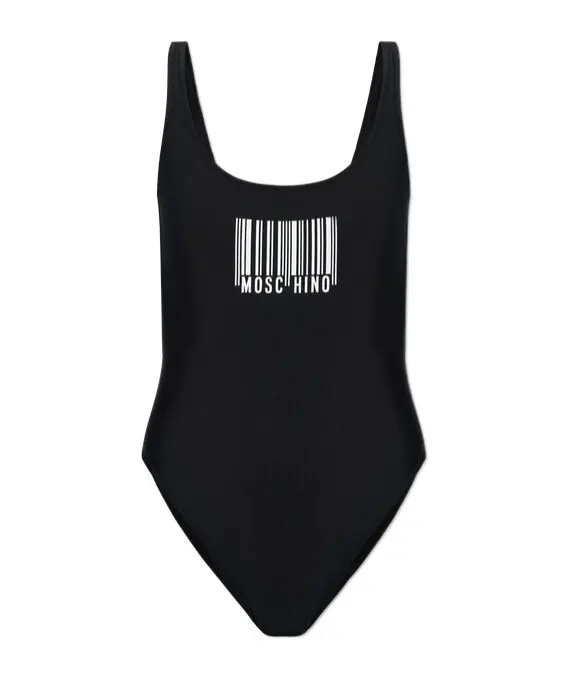 Moschino Sleeveless One-piece Swimsuit - Black