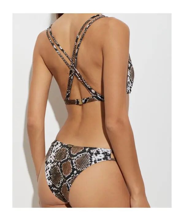 Moschino Patterned Bikini Top