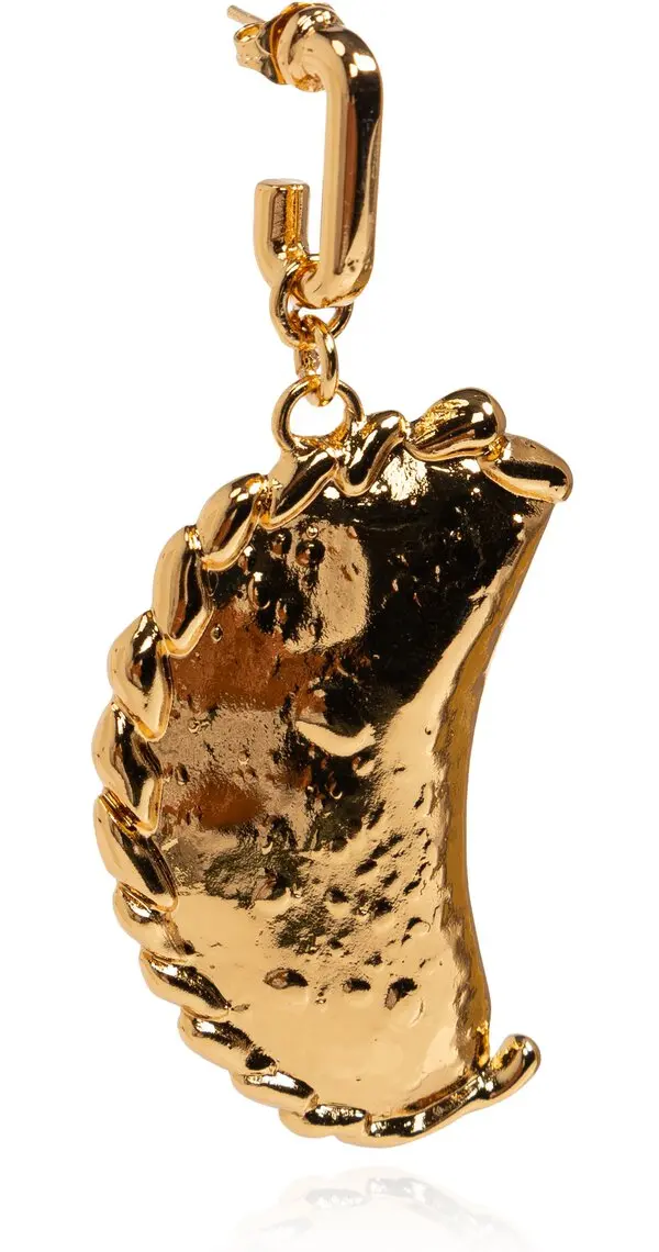 Moschino Sculptural Pendant Earrings
