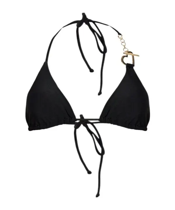Moschino Lace-up Bikini Top