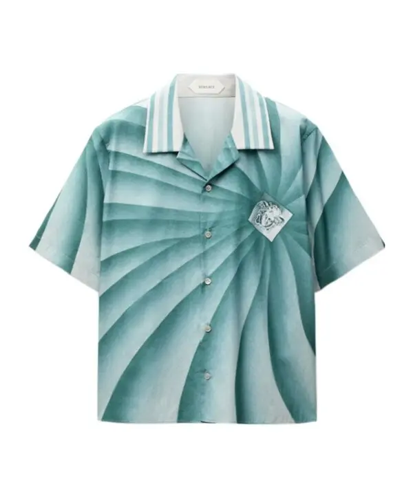 Versace Medusa Vortex-print Shirt