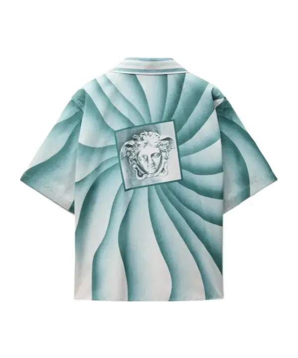 Versace Medusa Vortex-print Shirt