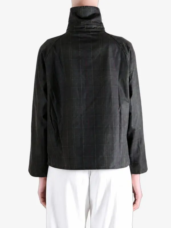 Barbour Oversized Plaid Jacket