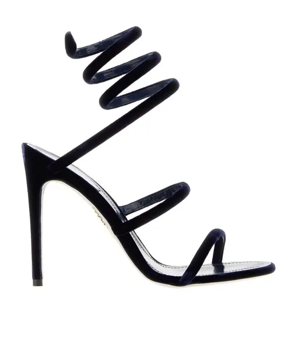 Rene Caovilla Cleo Spiral-strap Heeled Sandals