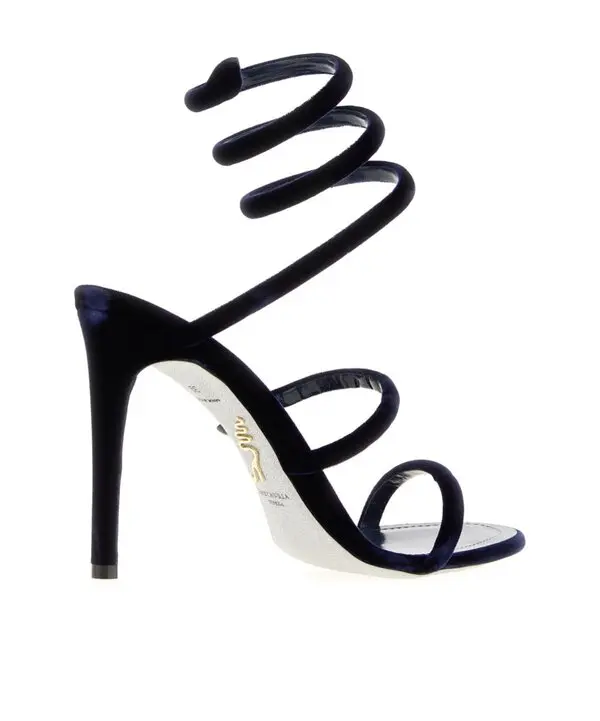 Rene Caovilla Cleo Spiral-strap Heeled Sandals