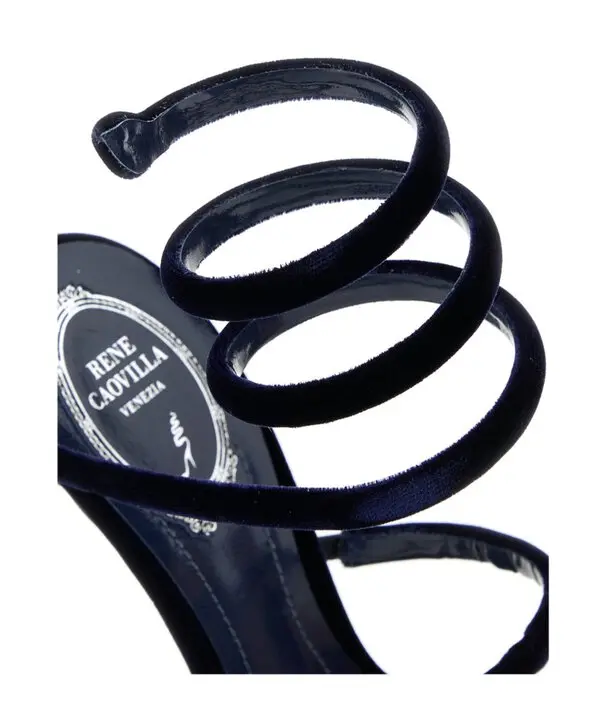 Rene Caovilla Cleo Spiral-strap Heeled Sandals