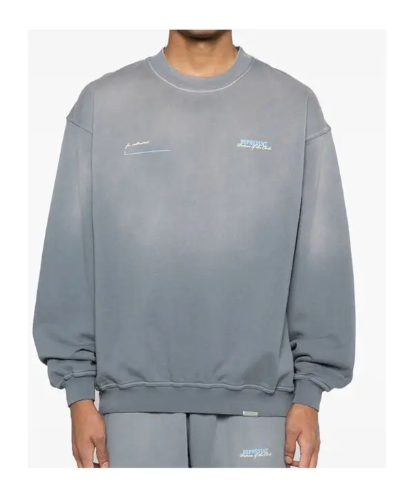 REPRESENT Crew Neck Sweater - Gray