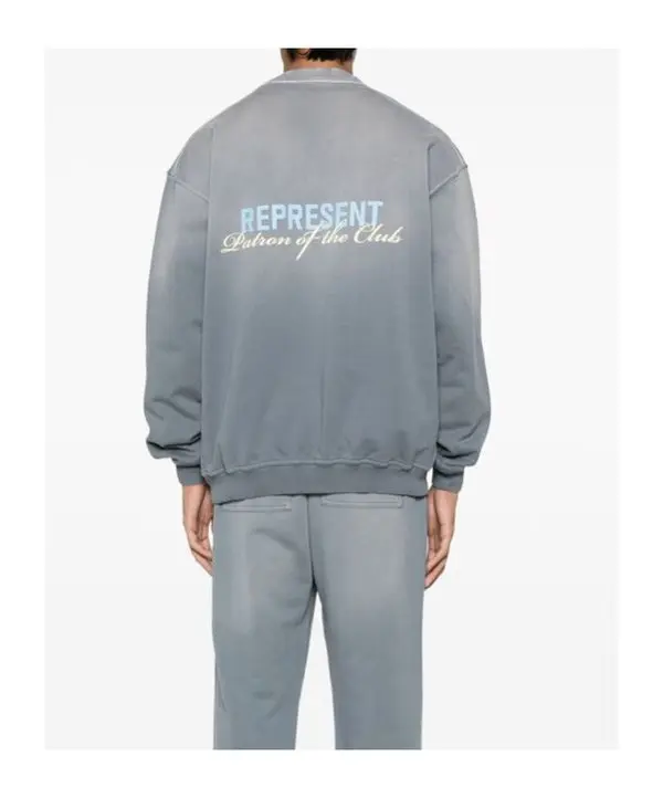 REPRESENT Crew Neck Sweater - Gray