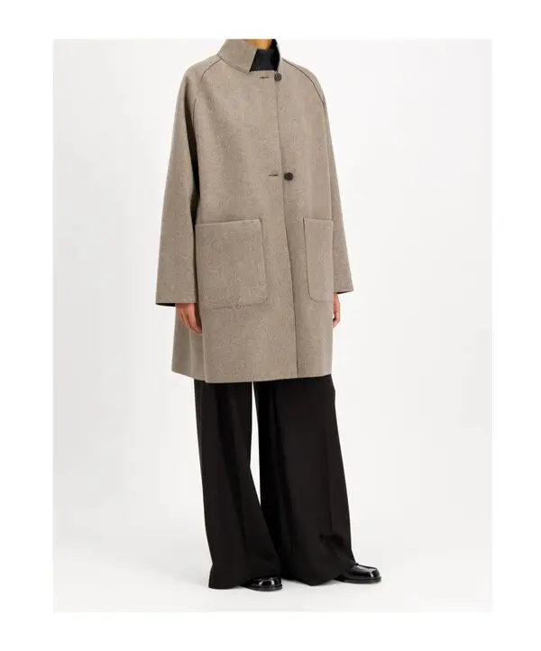 Harris Wharf London Button-front Coat