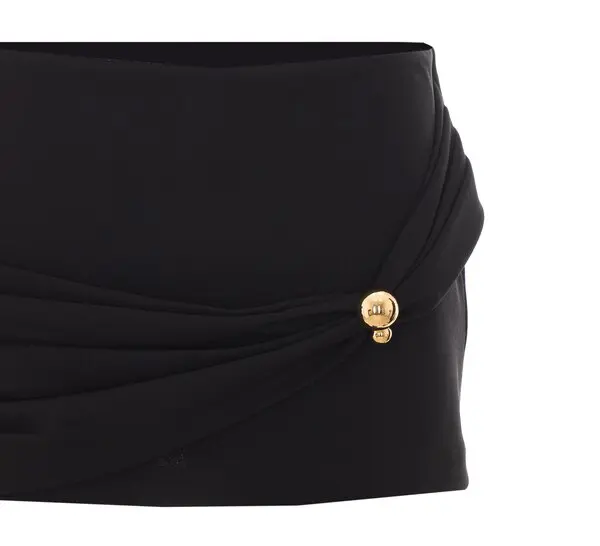 ANIYE BY Twisted Hardware Mini Skirt