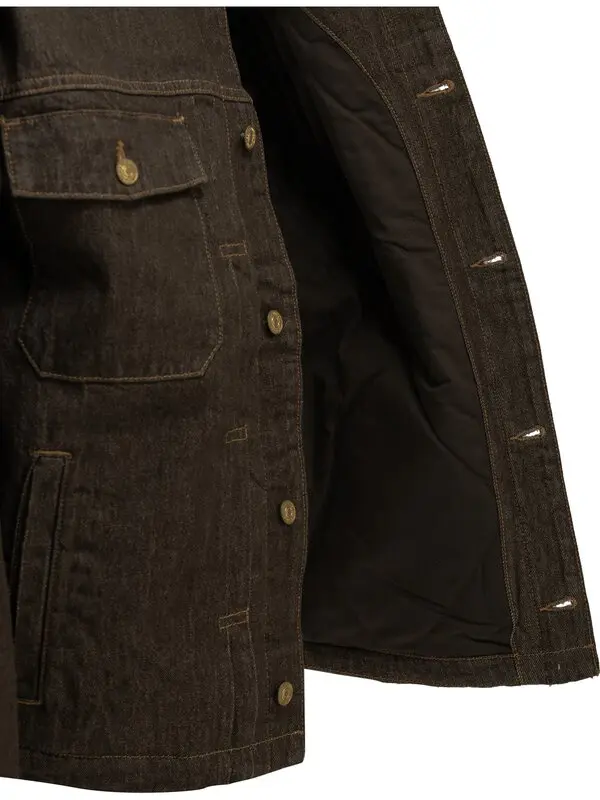 7 For All Mankind Denim Jacket With Corduroy Collar