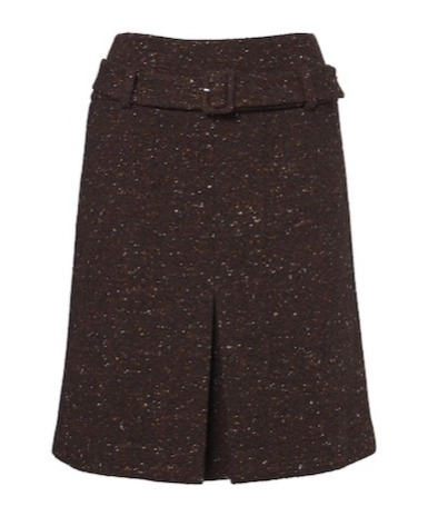 SHUSHU/TONG Belted Wool-blend Miniskirt