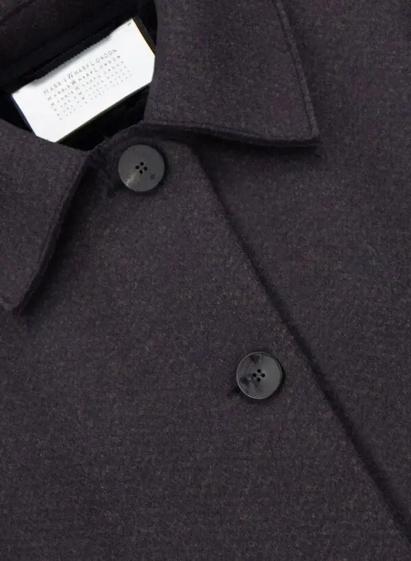 Harris Wharf London Button-front Coat