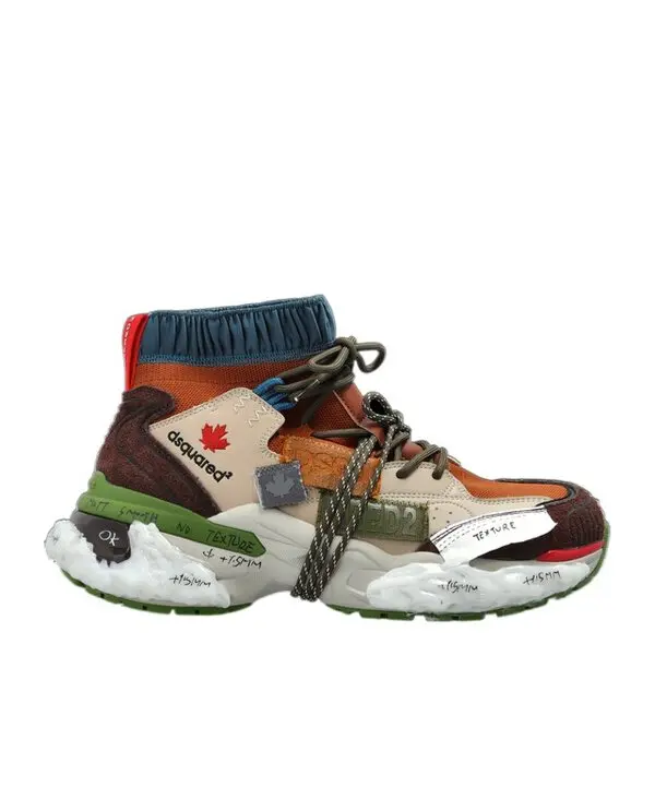 Dsquared2 Faster Panelled Lace-up Sneakers