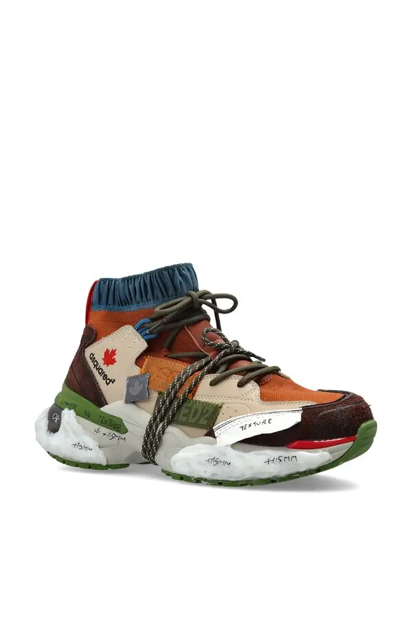 Dsquared2 Faster Panelled Lace-up Sneakers