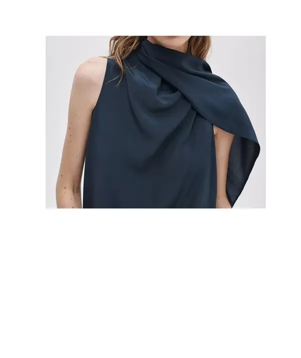 Rag & Bone Scarf-neck Top - Black