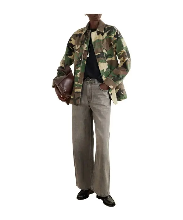 NILI LOTAN Sacha Camouflage-print Cotton-drill Jacket