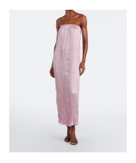 Posse Esme Scarf-detail Satin Maxi Dress