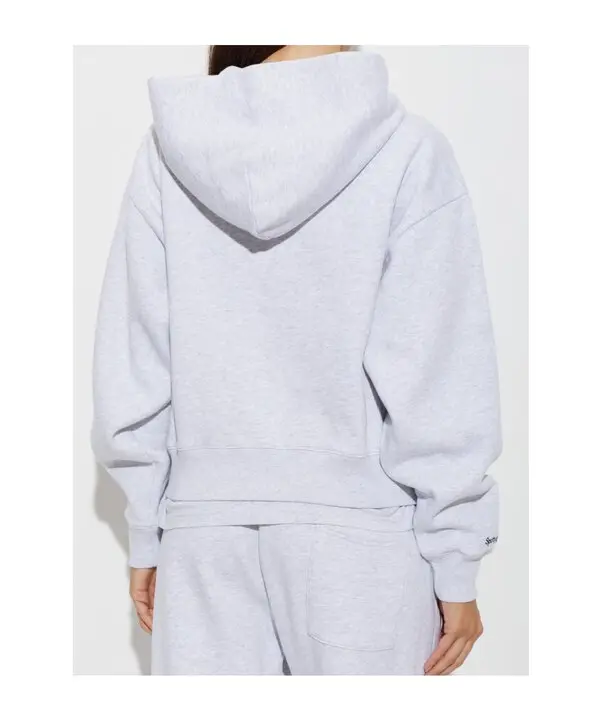 SPORTY  RICH Sporty & Rich La Dodgers Long-sleeve Hooded Sweatshirt