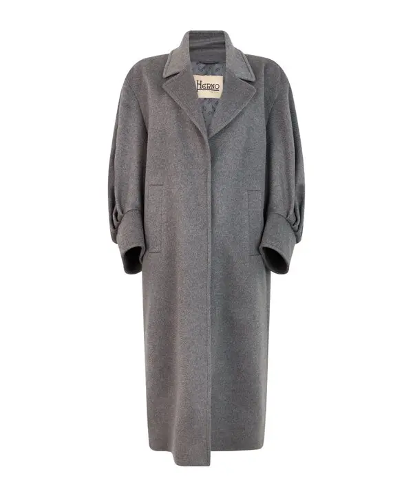 Herno Long-sleeved Coat With A Lapel Collar