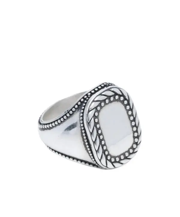 MAISON MARGIELA Burnished-effect Signet Ring