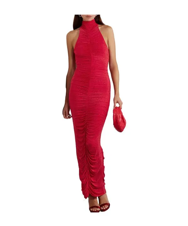 Alex Perry Gabe Crystal-embellished Maxi Dress