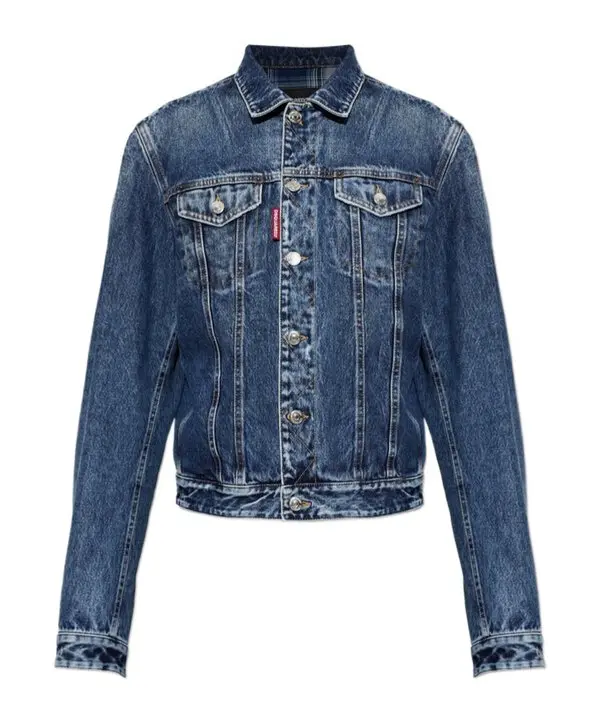 Dsquared2 Dark Highlight Mini Front Jean Jacket