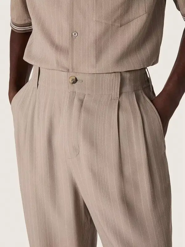 GOLDEN GOOSE Pinstripe Relaxed Pants
