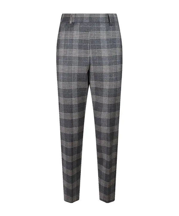 Peserico Check Pattern Trousers