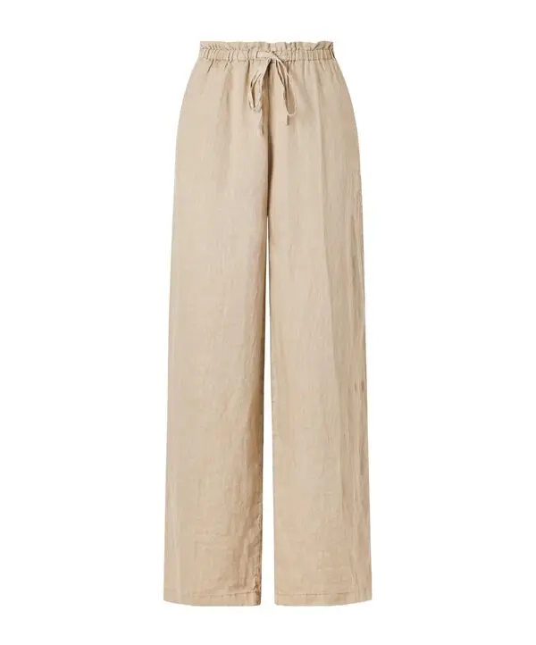 JAMES PERSE Linen Straight-leg Pants