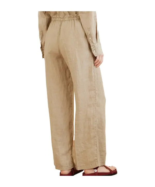 JAMES PERSE Linen Straight-leg Pants