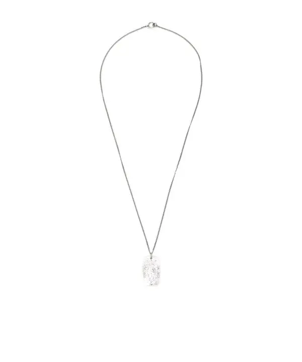 MAISON MARGIELA Engraved Dog-tag Necklace - No