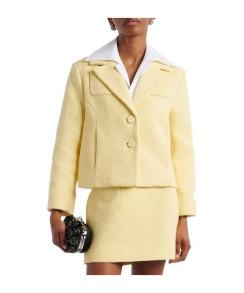PATOU Cropped Cotton Jacket