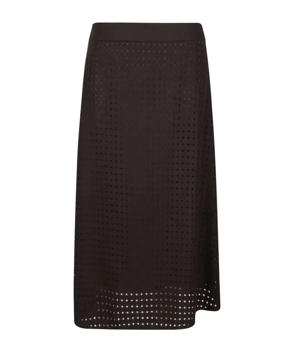 Peserico Cut-out Detailed Skirt