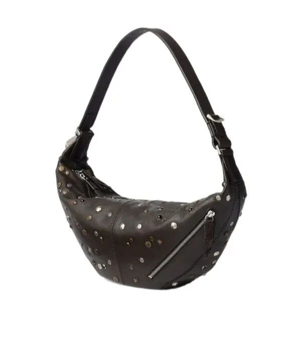LEMAIRE Mini Quiver Clip Bag - Dark Chocolate