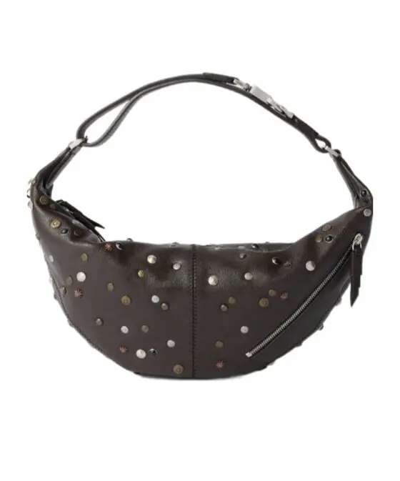 LEMAIRE Mini Quiver Clip Bag - Dark Chocolate