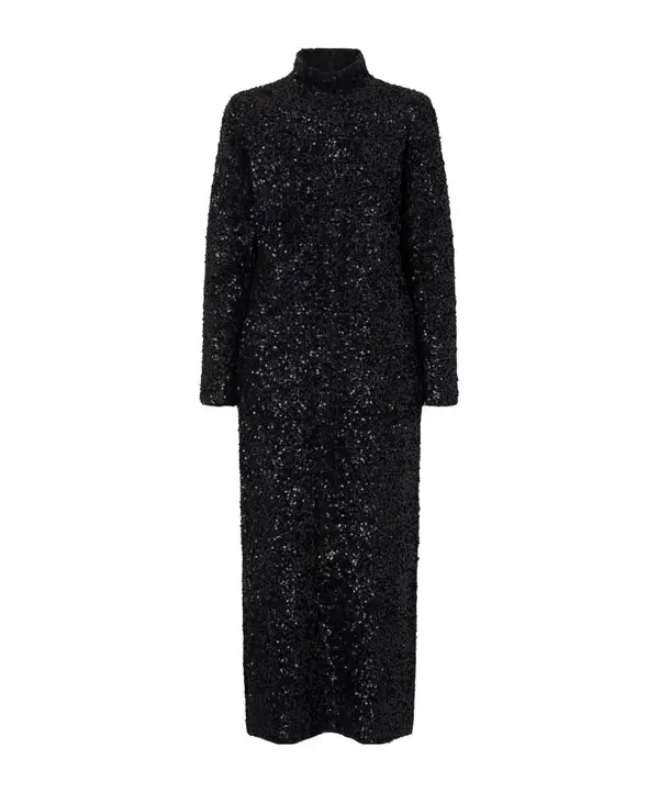 Adam Lippes Sequined Knitted Maxi Dress